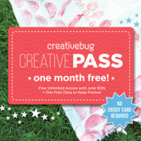Summer Creative Pass - Creativebug - Craft Classes & Workshops - What ...