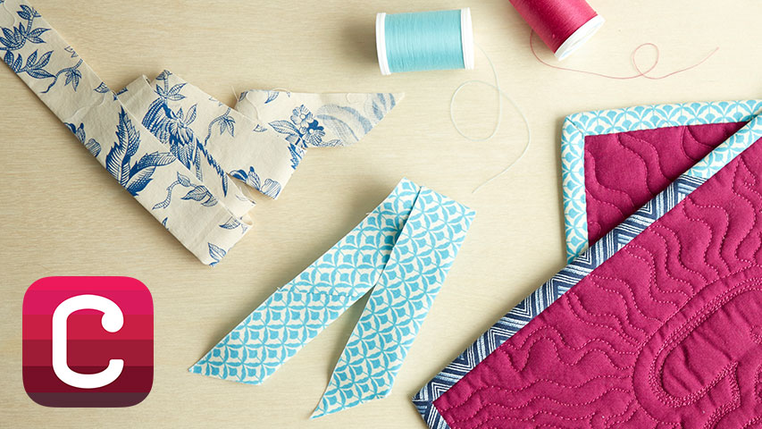 Free Technique Monday: How to Make Binding Tape - Creativebug - Craft ...